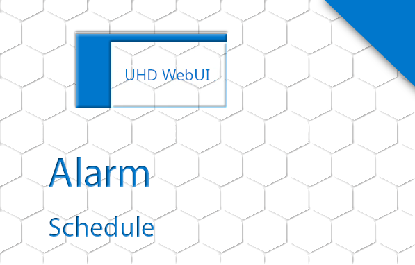 Alarm Menu // Alarm Schedule | INSTAR Wiki 2.5 | INSTAR Deutschland GmbH